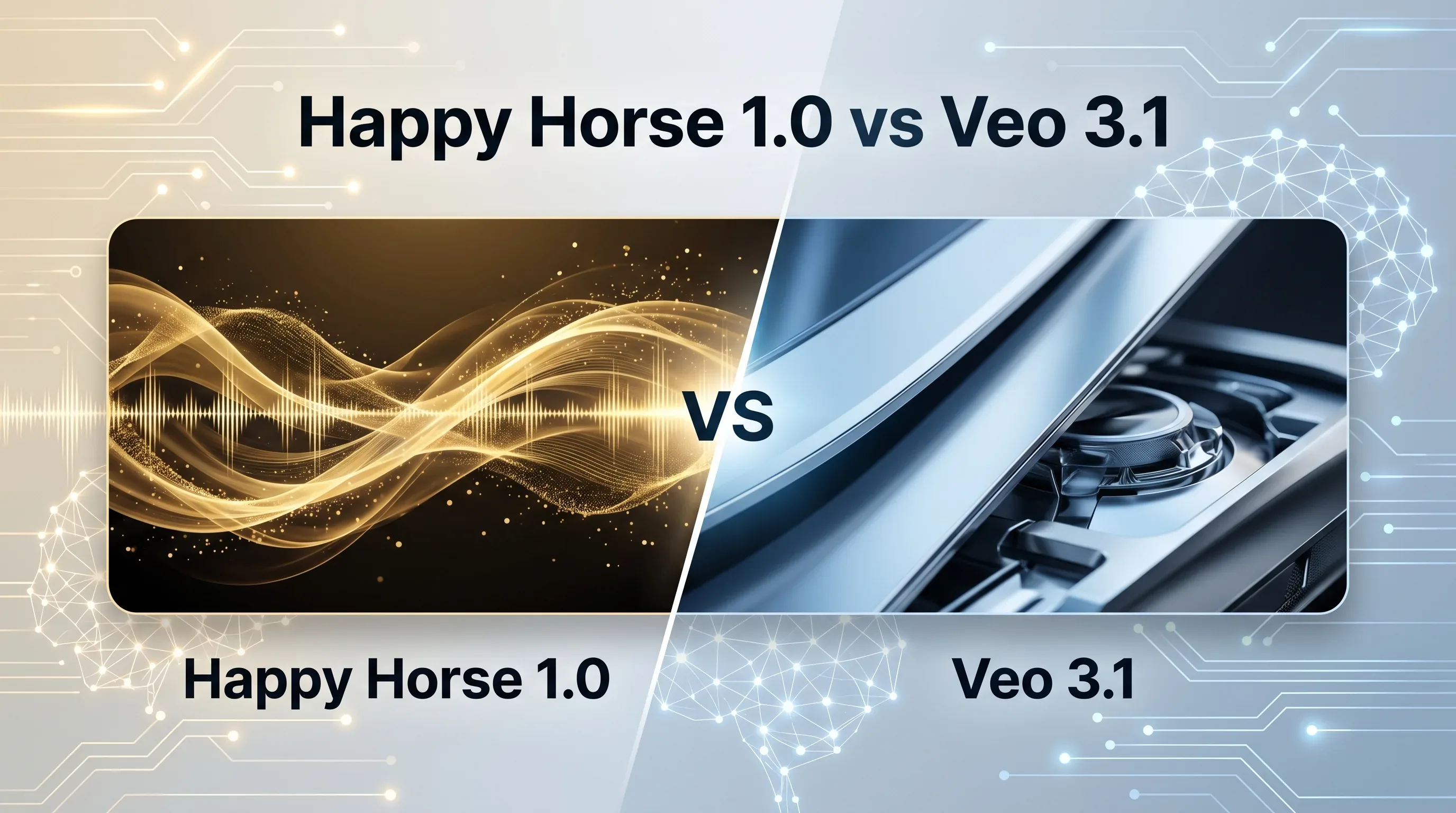 Happy Horse 1.0 vs Veo 3.1：2026 年 AI 视频生成终极对决 | 博客